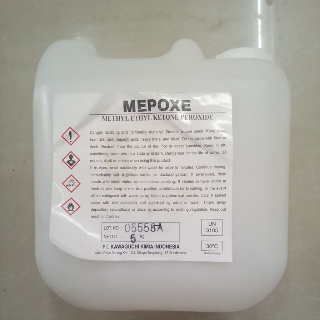 Jual Mepoxe Catalyst / Katalis / Hardener Resin Kemasan botol 100 Ml ...