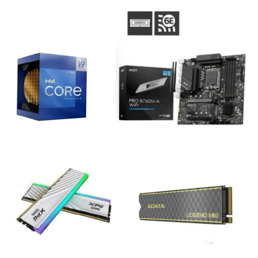 Jual Paket Processor Intel Core i9 12900K RAM DDR5 32GB Wifi | Shopee ...