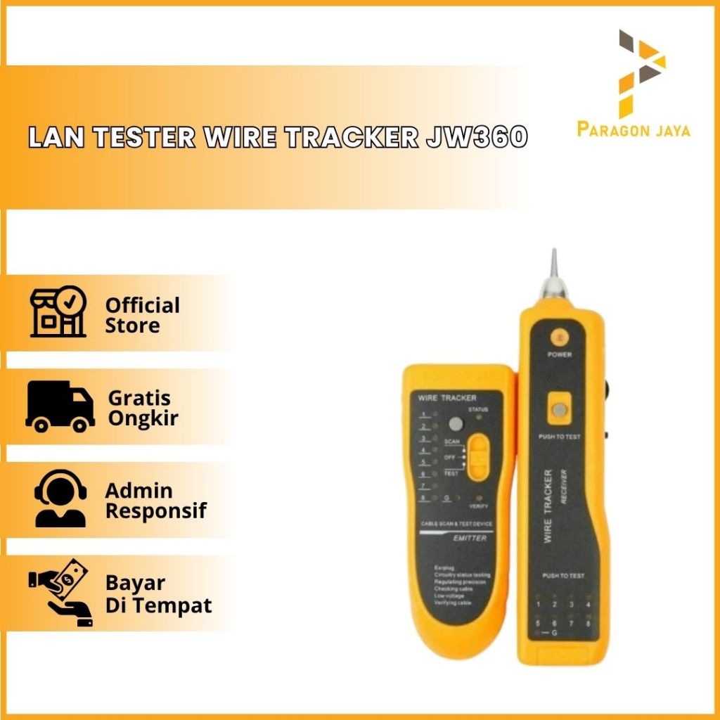 Jual Lan Tester Wire Tracker JW360 Kabel Jaringan Network Finder / Lan ...