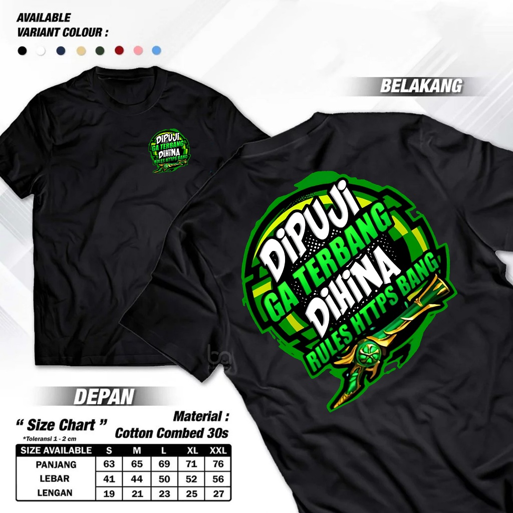 Jual Kaos DIPUJI GA TERBANG DIHINA RULES HTTPS BANG MOTIF SHOTGUN EPEP ...