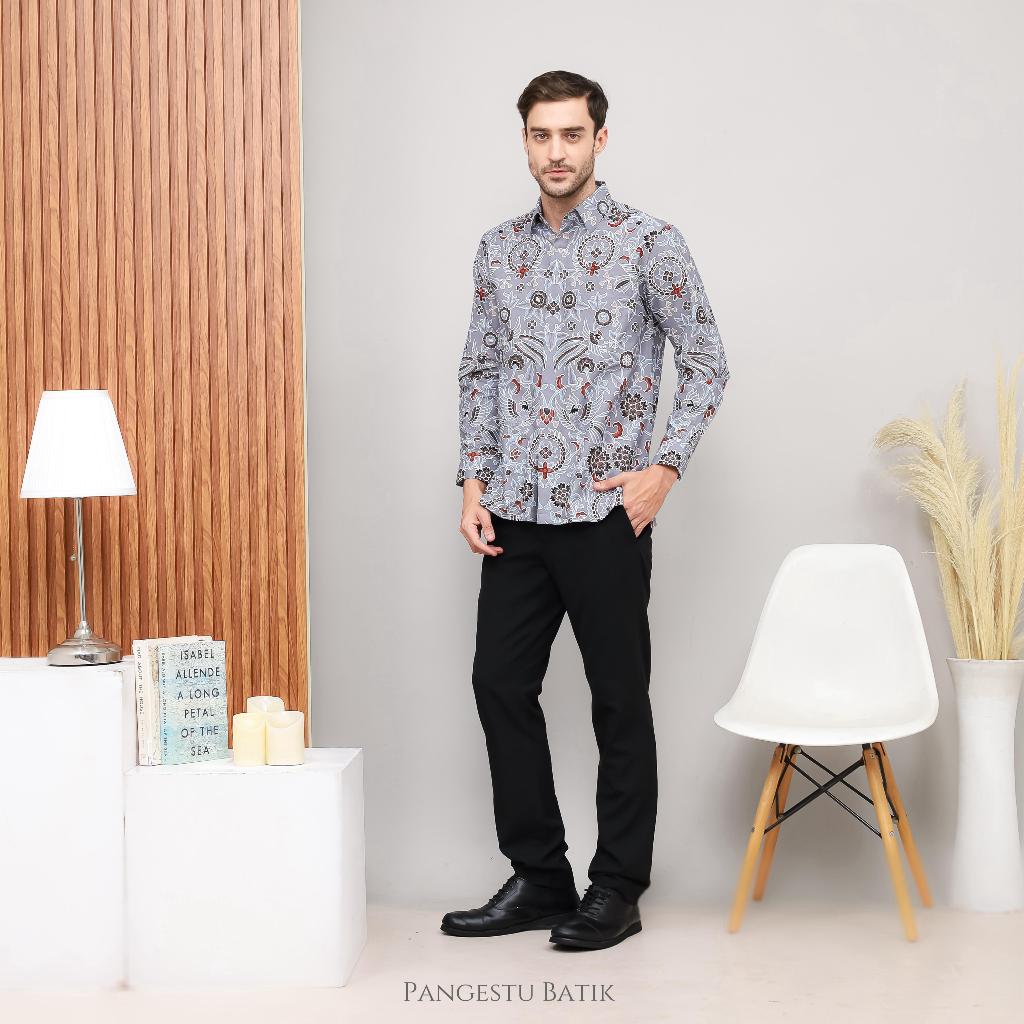 Jual Kemeja Batik Pria "Motif Peksi Jenggala" Lengan Panjang - Pangestu ...