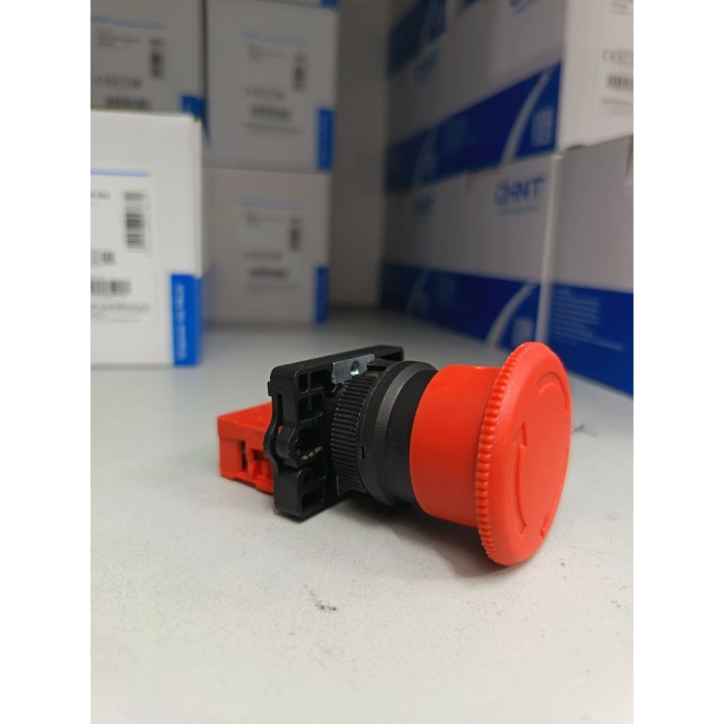 Jual EMERGENCY STOP BUTTON 1NC LB2-ES542 22mm LOCKING LARKIN ELECTRIC ...