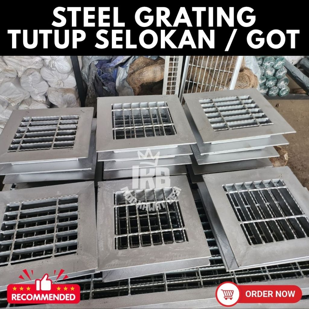 Jual Steel Grating Tutup Selokan / GOT | Galvanis Anti Karat | Variasi ...