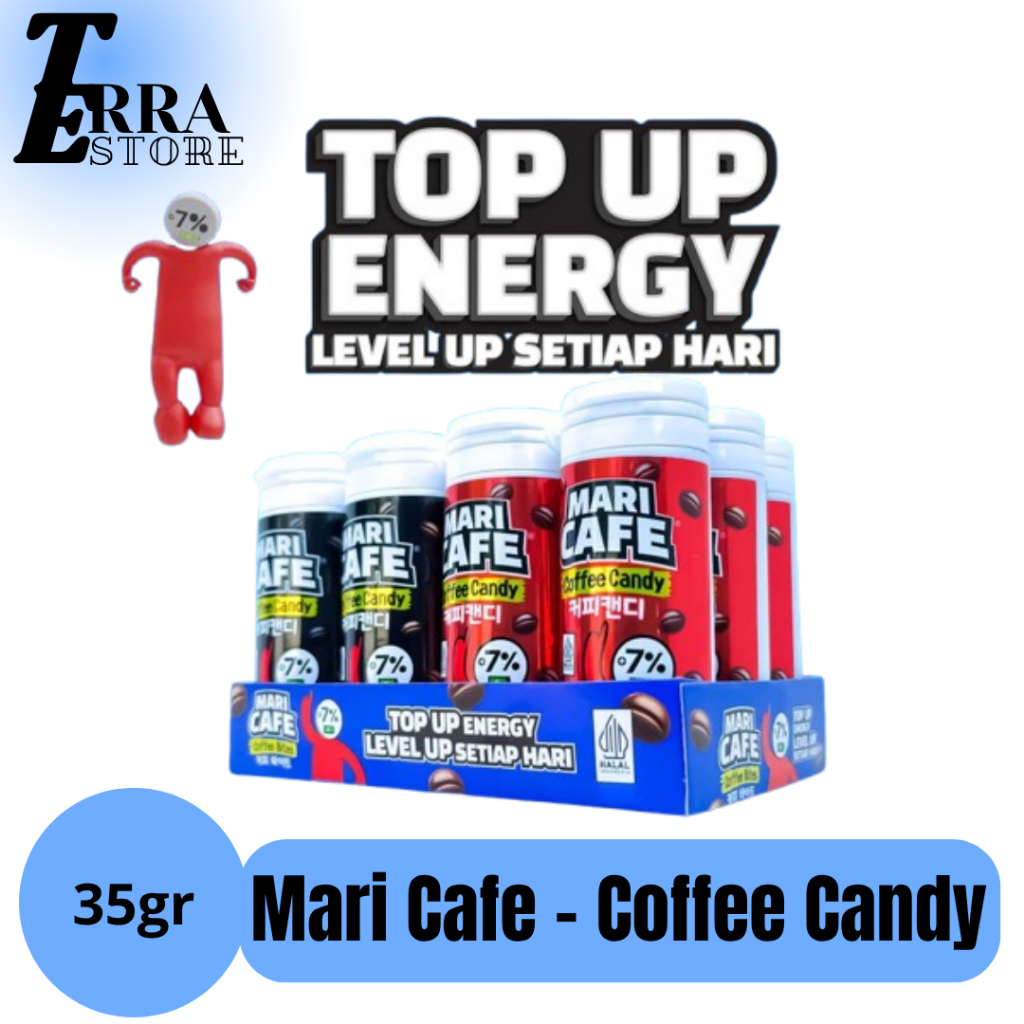 Jual MARI CAFE / Mari Cafe Coffe Candy / Permen Kopi Kemasan Botol ...