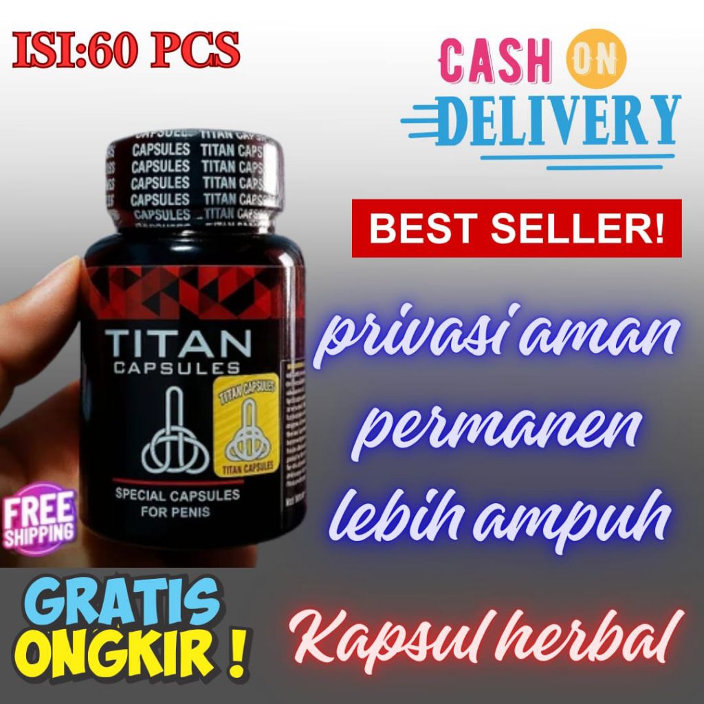 Jual TITAN KAPSUL original 100% obat kuat pria herbal stamina perkasa ...