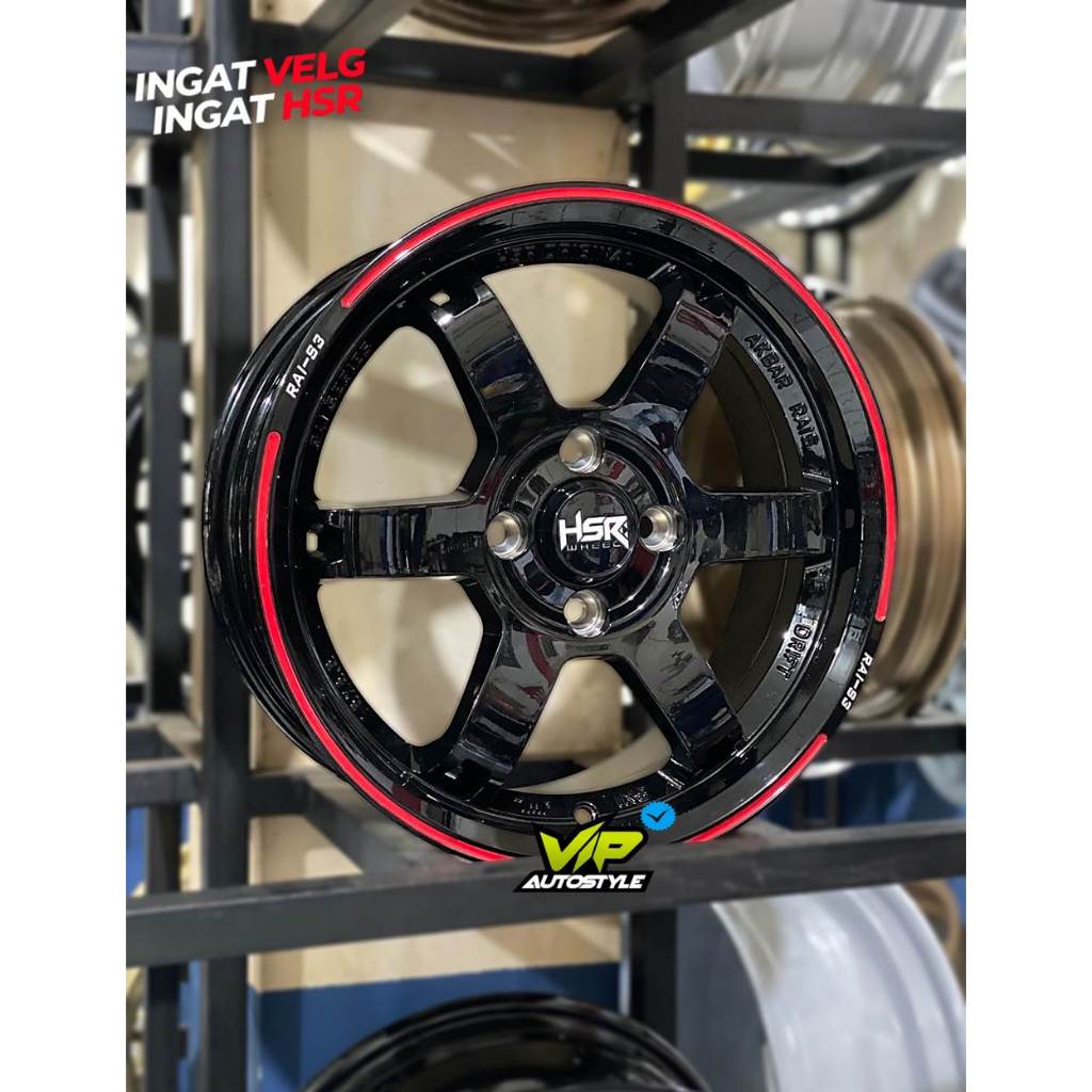Jual Velg Mobil Agya Sigra Xenia Ring 15 Type HSR RAI S3 R15 Lebar 6,5 ...