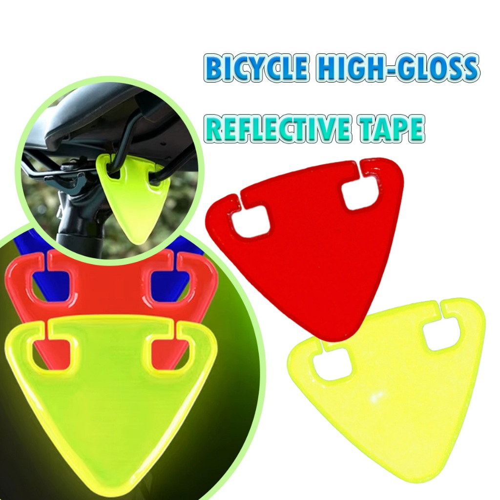 Jual 6*7cm Reflector sepeda Triangle lampu pantul sepeda Rambu ...