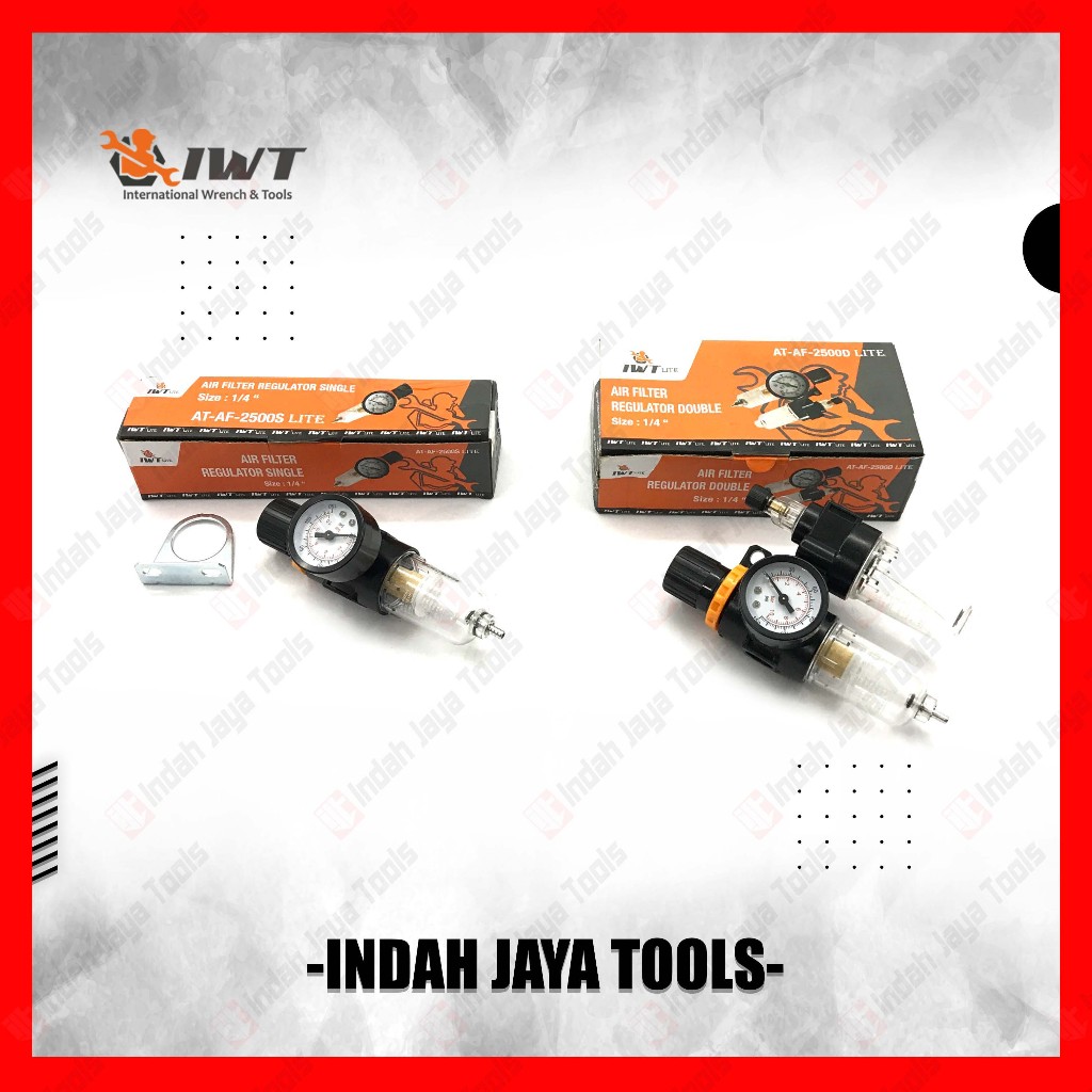 Jual IWT LITE Air Filter Regulator 1/4 Inch - Mini Control Unit Lite ...