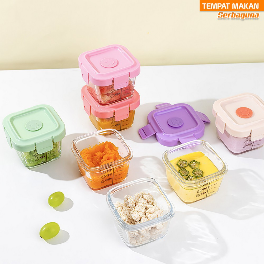 Jual EC Baby Food Container Wadah Penyimpanan Mpasi Tahan Panas / Kotak ...