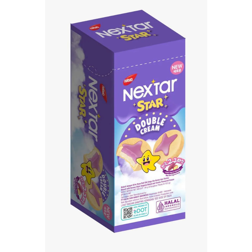 Jual NEXTAR STAR RASA DOUBLE CREAM GOGUMA ISI 8 PCS | Shopee Indonesia