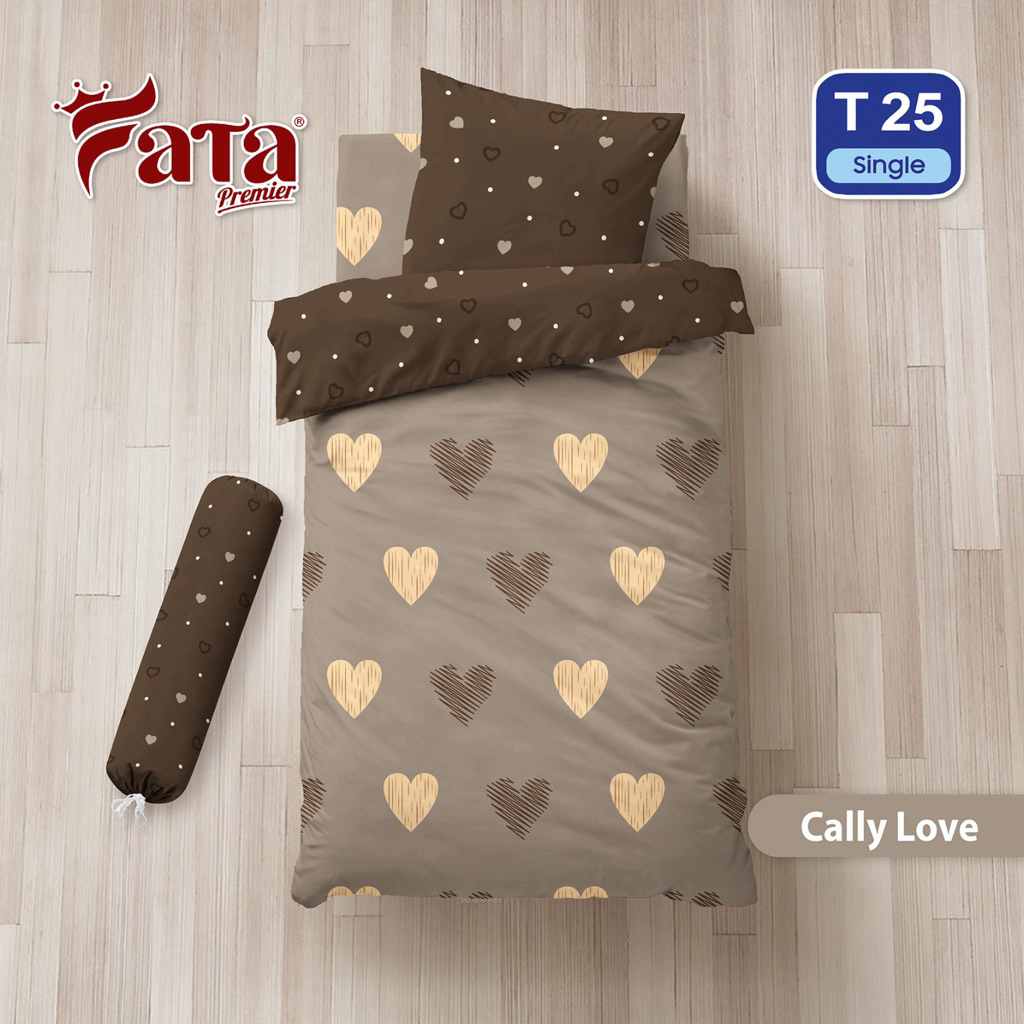 Jual FATA - Bed Cover Set Sprei Motif Cally Love Ukuran Single 120x200 ...
