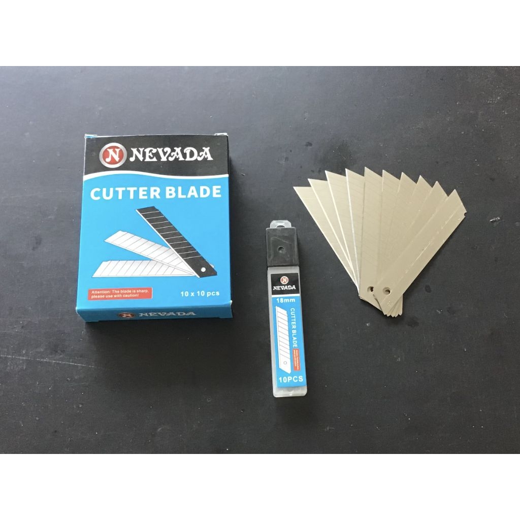 Jual Isi Cutter Besar Nevada (1 kotak 10 Tube) | Shopee Indonesia