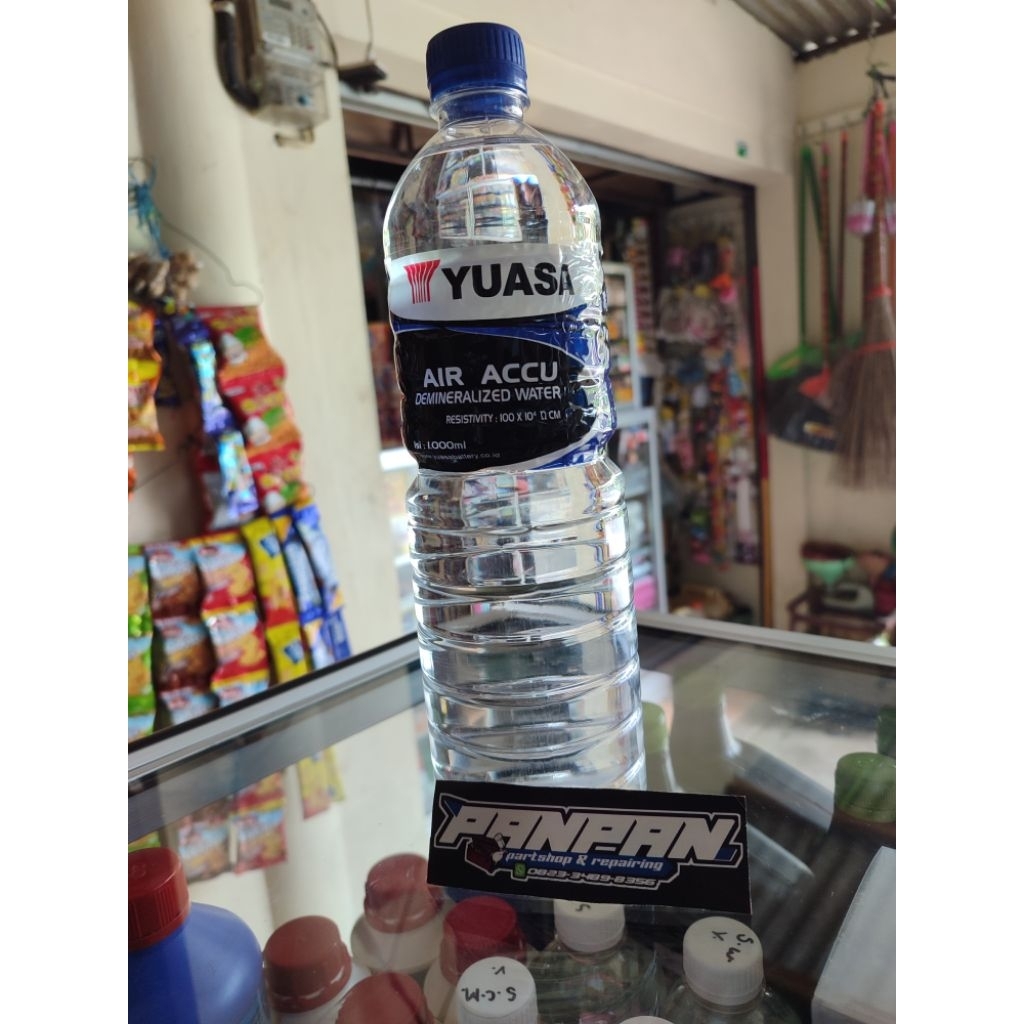Jual AIR AKI ACCU YUASA KEMASAN 1 LITER | Shopee Indonesia