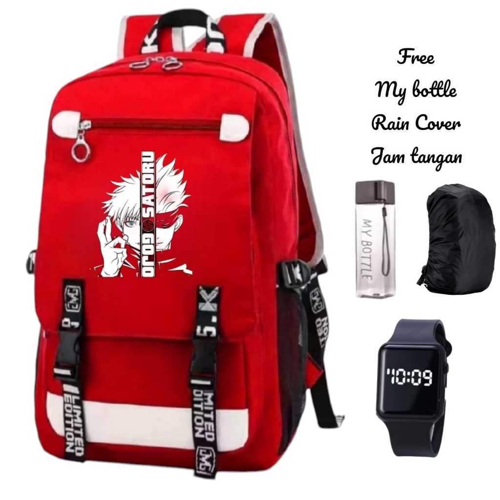 Jual Tas Ransel Sekolah Anak Gojo Satoru Tas Sekolah Anak Kakashi Hatak ...