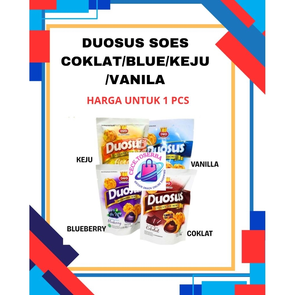 Jual DUOSUS SNACK/ BISKUIT COKLAT KERING SOES 30 GR /POP N GO POPKRON ...