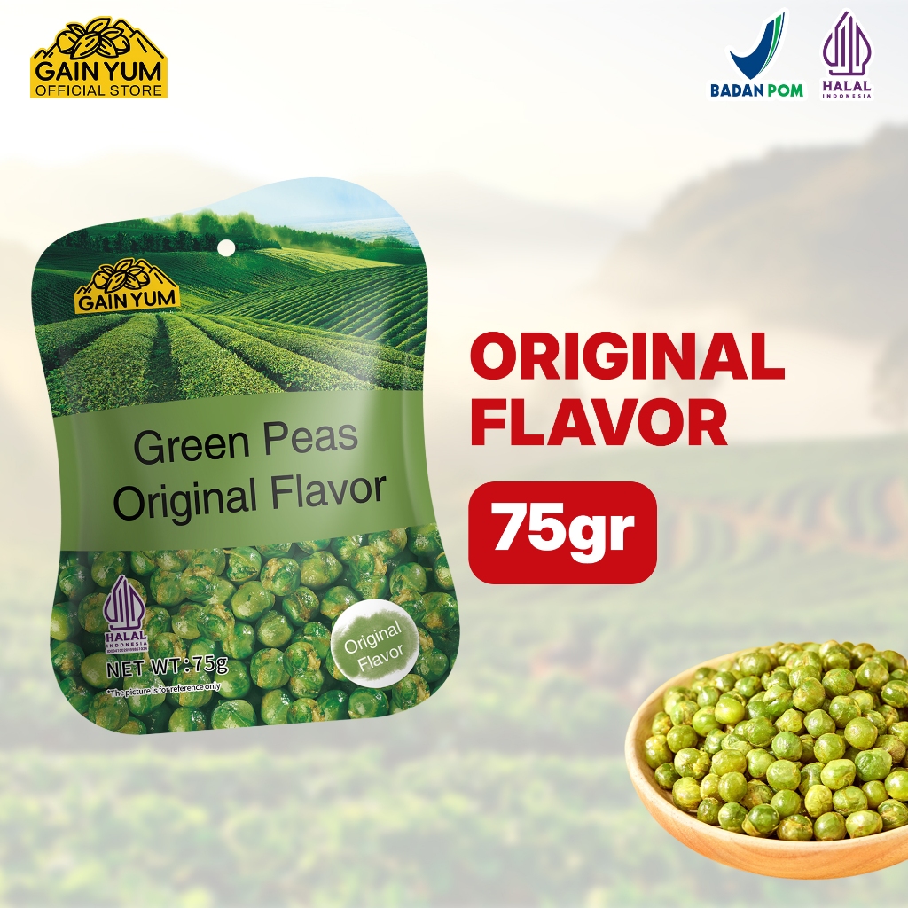 Jual Gain Yum - Kacang Polong Rasa Original Kam Yuens Green Peas ...