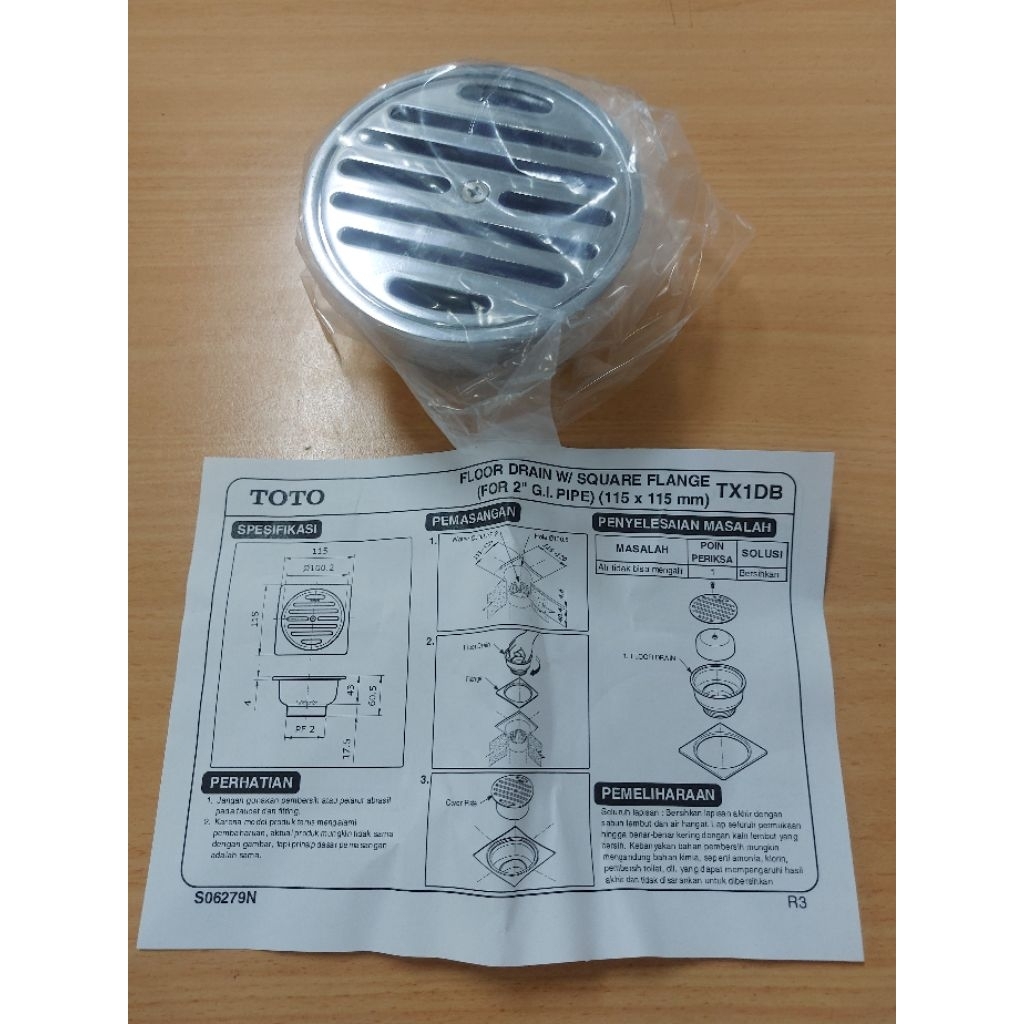 Jual Floor Drain TOTO TX1DB | Shopee Indonesia