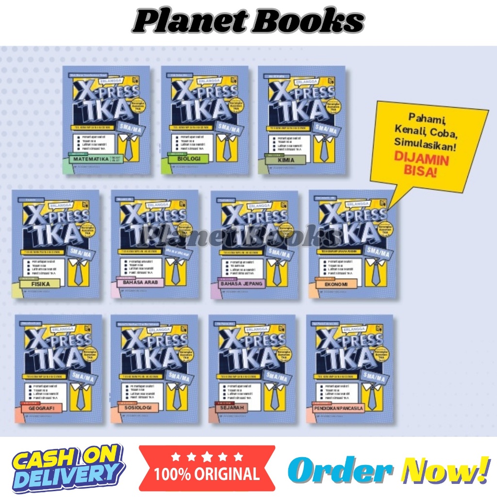 Jual BUKU SMA/MA ERLANGGA XPRESS TKA TERBARU UNTUK SMA/MA BHS INDO TNKT ...