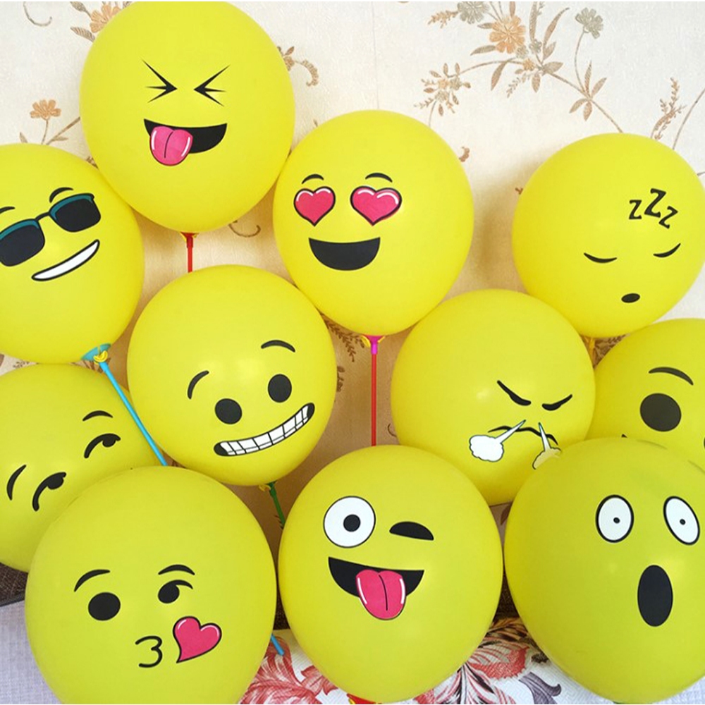Jual COD Joy KTB Balon Latex Smile Kuning 10pcs & Pack 100 Ulang Tahun ...