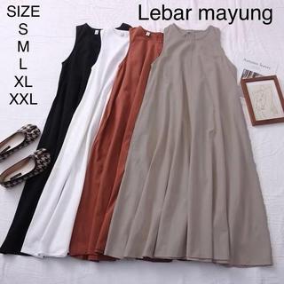 Jual (LEBAR MAYUNG BUSUI) Inner Dress Wanita Polos Toyobo Tanpa Lengan ...