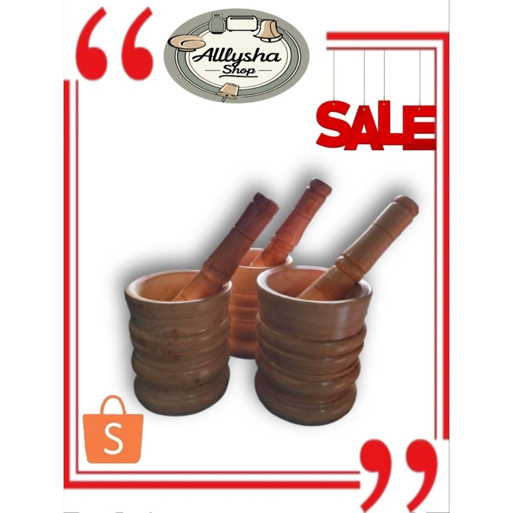 Jual LUMPANG KAYU KECIL/LUMPANG TRADISIONAL MURAH (LUMPANG+ALU ...