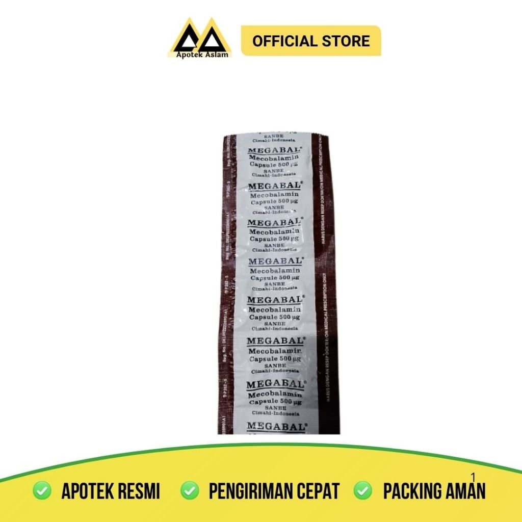 Jual MEGABAL 500 MCG STRIP ISI 10 KAPSUL | Shopee Indonesia