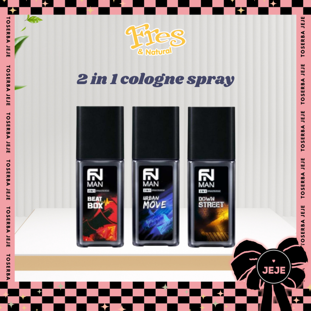 Jual FN Fres n Natural Man 2in1 Spray Cologne Masculine 115ml | Shopee ...