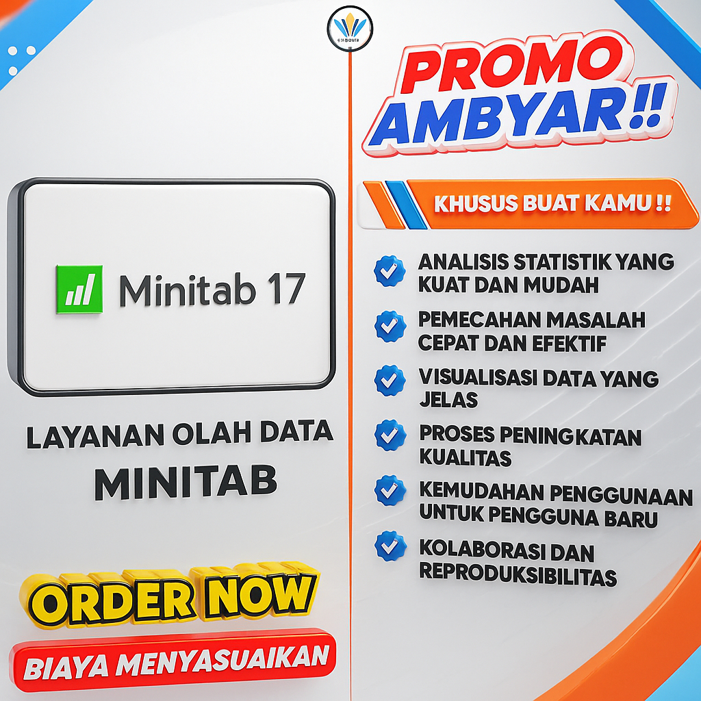 Jual Analisa dan Olah Data MINITAB Profesional | Analisis Dan Olah Data ...