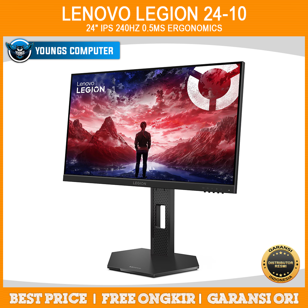 Jual LED Lenovo Legion 24-10 24" IPS 240Hz 0.5ms Ergonomics Monitor ...