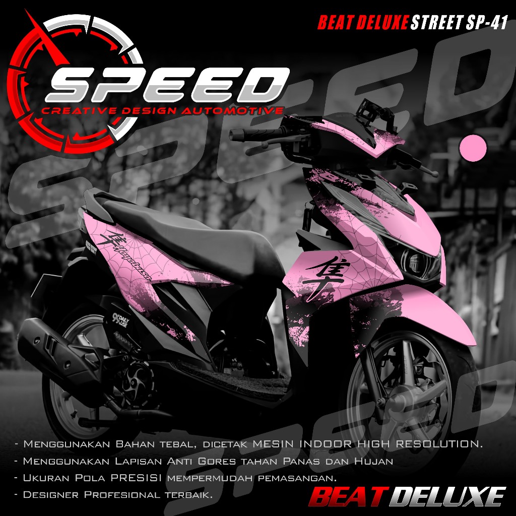 Jual (PROMO COD) TERBARU Decal Sticker Honda Beat DELUXE STREET CBS ...