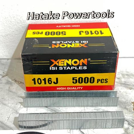 Jual XENON 1016J Isi Staples Mesin Paku Tembak U Mata Air Nailer Nail ...