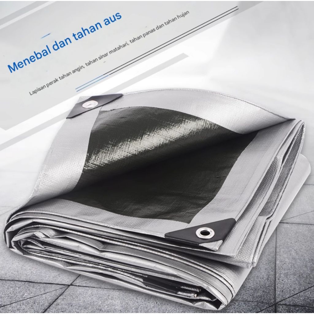 Jual Kain terpal tenda PE anyaman waterproof military size 2x3 ...