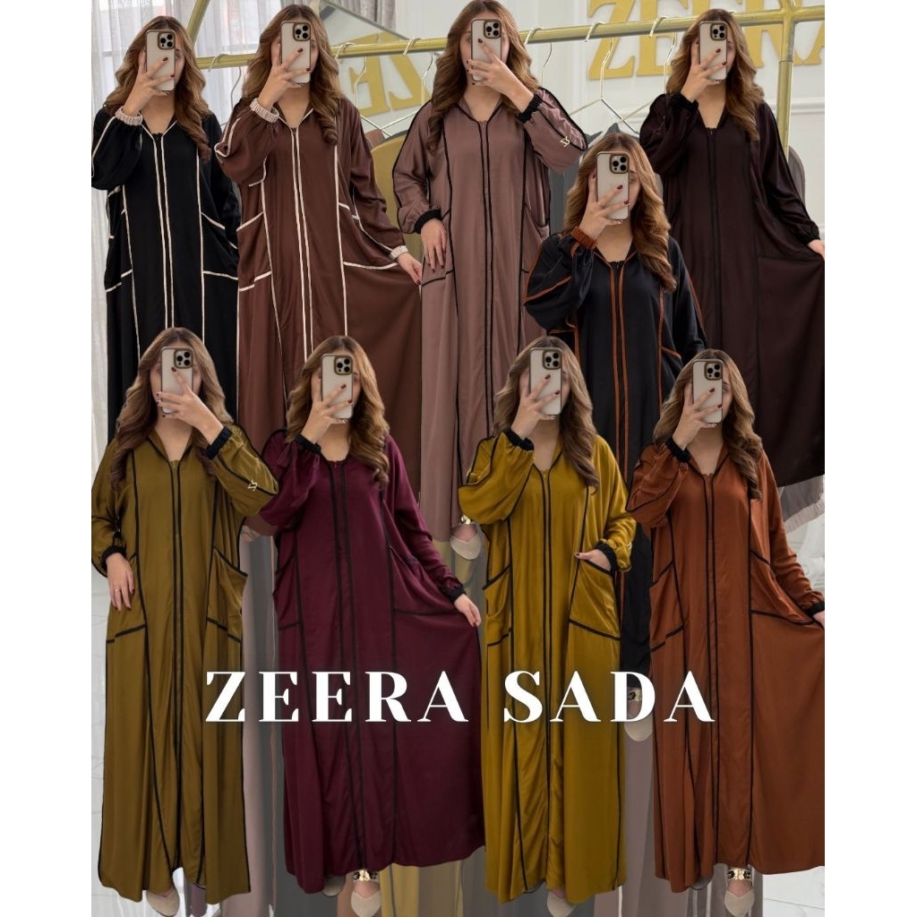 Jual ZEERA SADA NEW COLLECTION ABAYA JUMBO |MATT RAYON TWIL PREMIUM ...