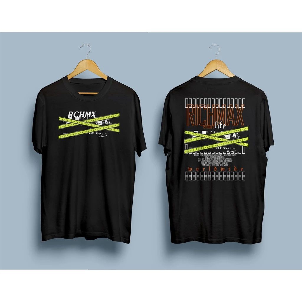 Jual T-SHIRT RICHMAX STREET LIFE INDUSTRIAL HYPE | KAOS DISTRO PRIA | T ...