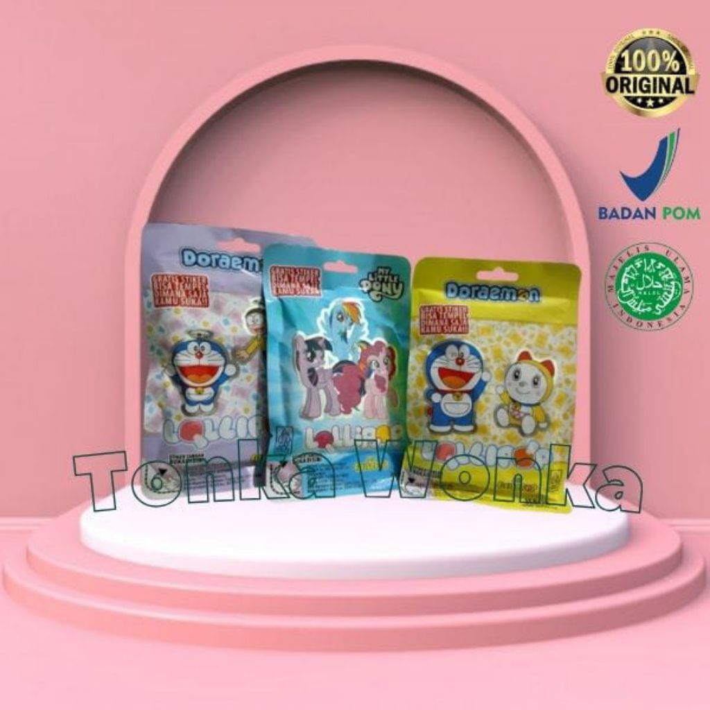 Jual Eceran Jlo Fizzlepop Permen Lollipop Tattoo Hadiah Sticker Tangan ...