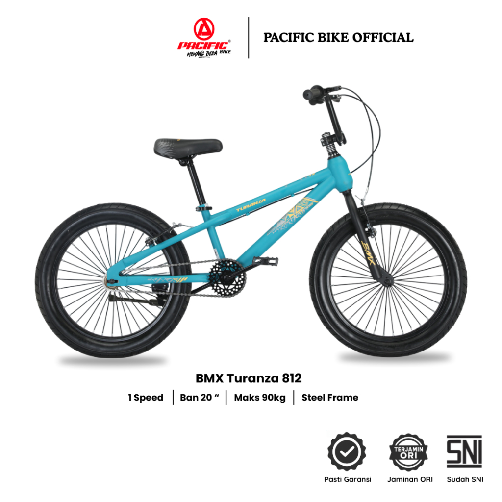 Jual Pacific Bike Sepeda BMX Anak dan Remaja Turanza 812 Ukuran Ban 20 | Shopee Indonesia