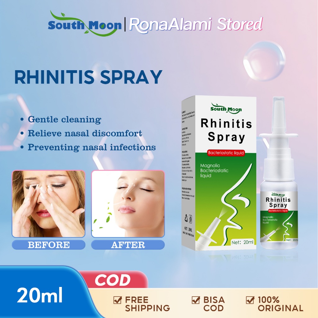 Jual South Moon Sinusitis Spray 20ml Semprotan Hidung Pembersih Hidung ...