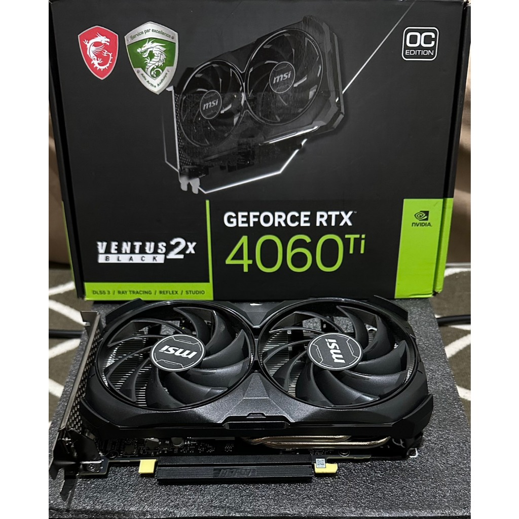 Jual VGA MSI GeForce RTX 4060 Ti VENTUS 2X BLACK 16GB OC Edition ...
