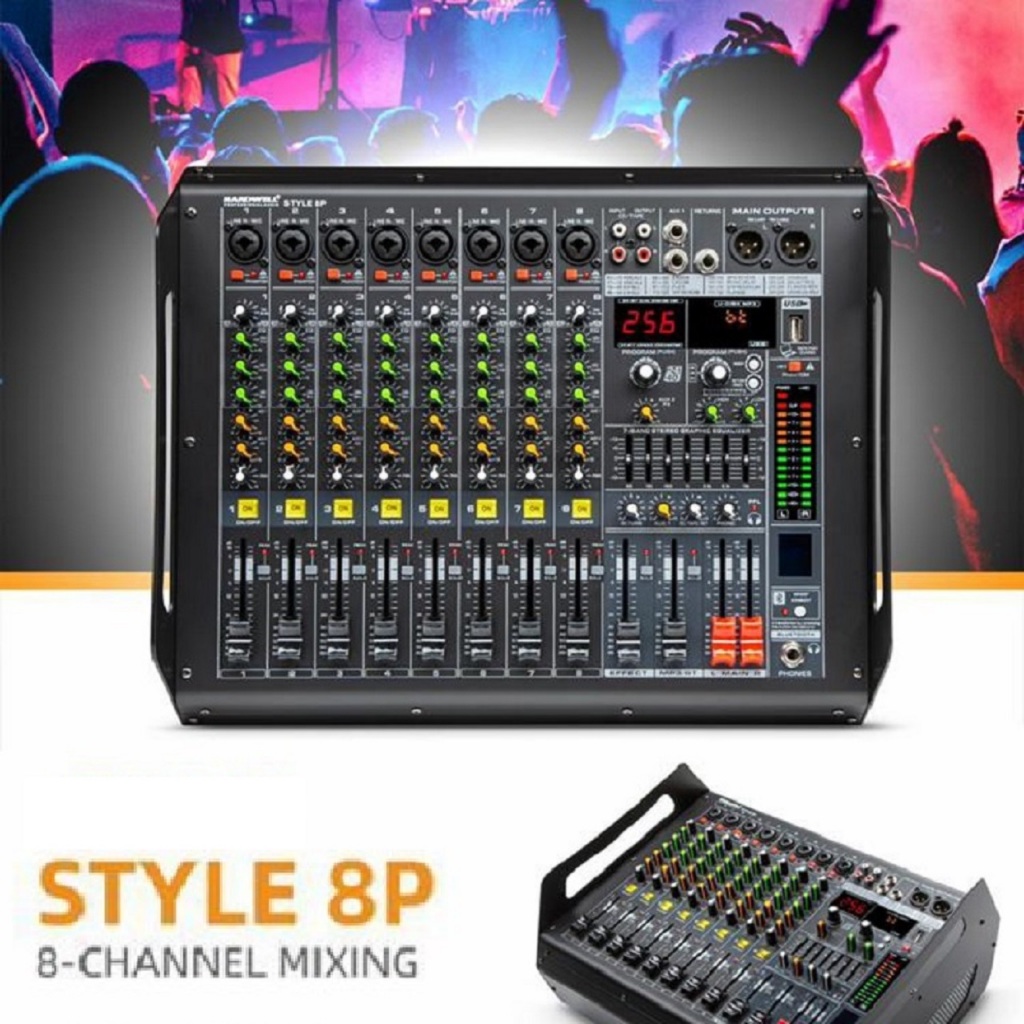 Jual Power Mixer Audio HARDWELL STYLE 8P / STYLE8P / STYLE 8 P ...