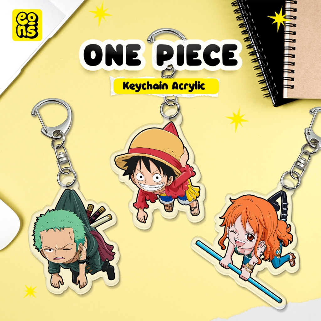 Jual Keychain Acrylic One Piece – Gantungan Kunci Anime Karakter Lucu ...