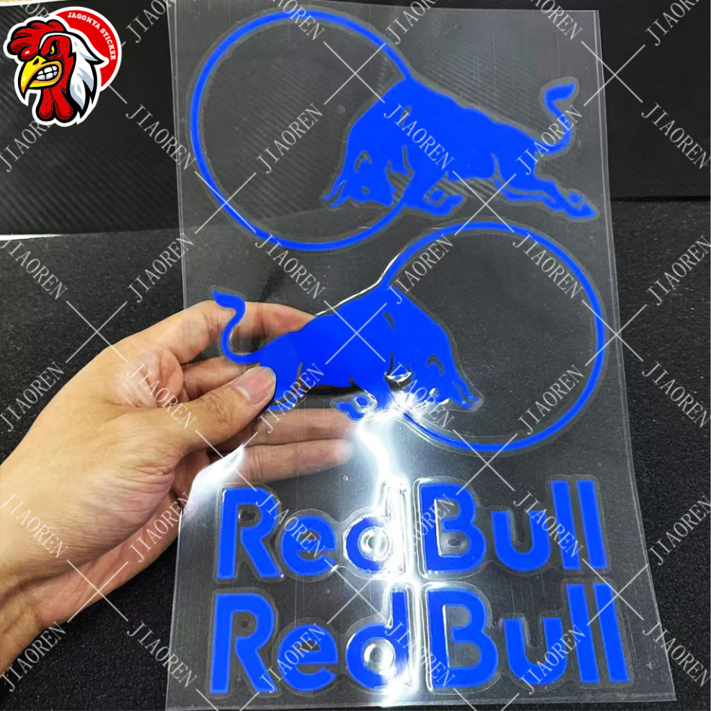Jual Sticker Stiker Helm Red Bull Stiker Helmet Red Bull Set Cutting ...