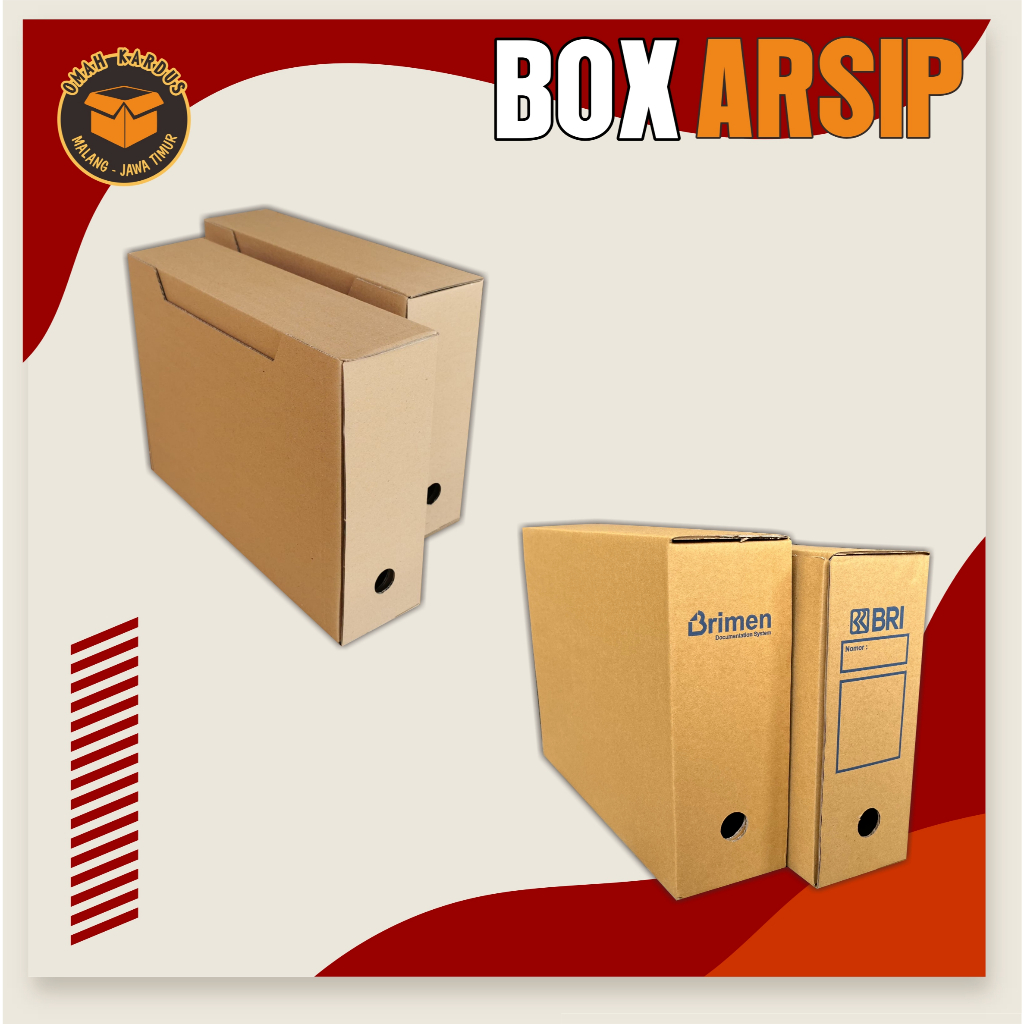 Jual Box Arsip 38x10x28 cm / ARSIP BRI / FILE BRI / BOX FILE BRI / BOX ...