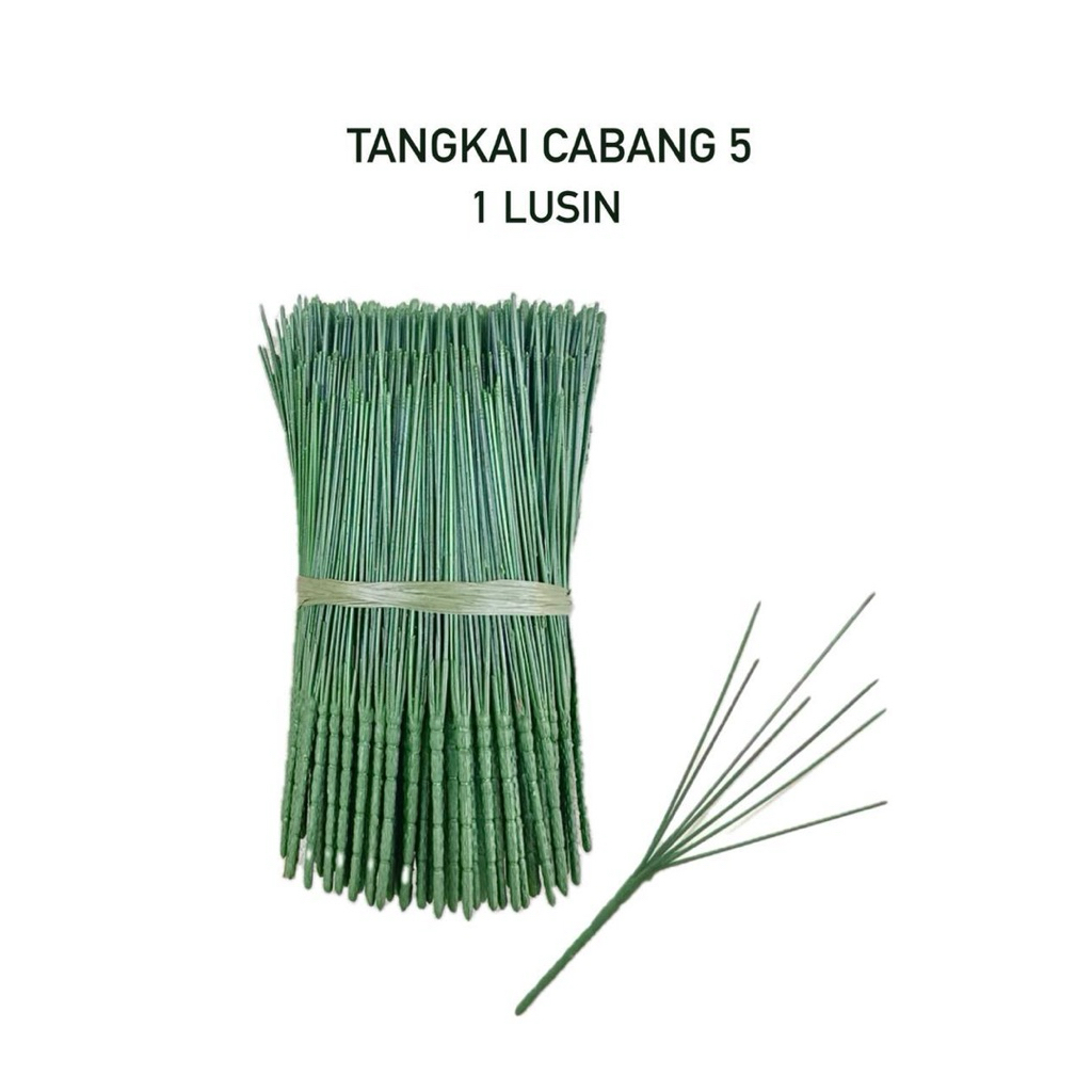 Jual Tangkai bunga artificial Cabang 5 perLusin Batang Bunga Kokoh ...