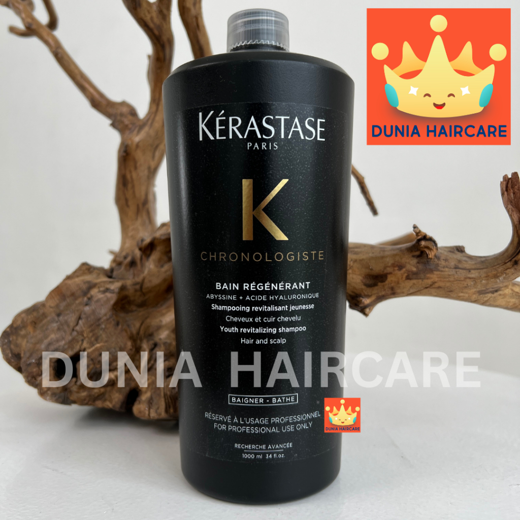 Jual Shampoo KERASTASE Chronologiste Bain Regenerant 1000ml - Anti ...