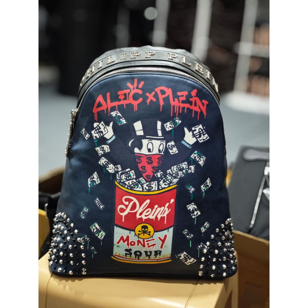 Jual Ransel philipp pla*in ( alec x plein ) karakter navy | Shopee ...