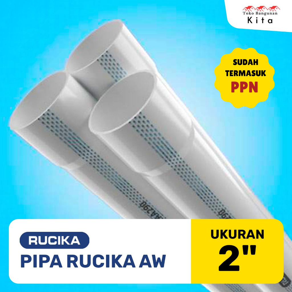 Jual Pipa PVC Rucika - 2" AW | Shopee Indonesia