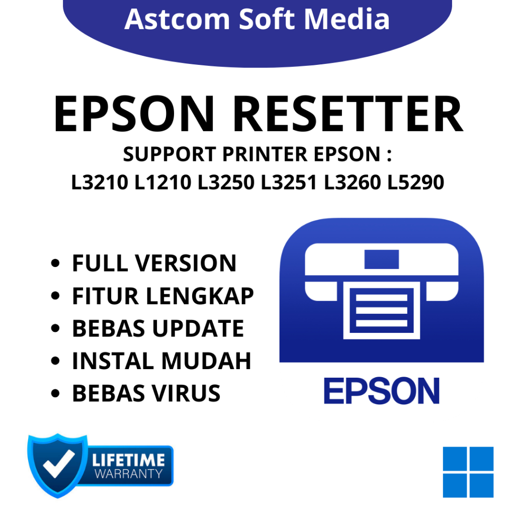 Jual Epson Resetter L3210, L1210, L3250, L3251, L3260, L5290 Unlimited All PC + Panduan ...