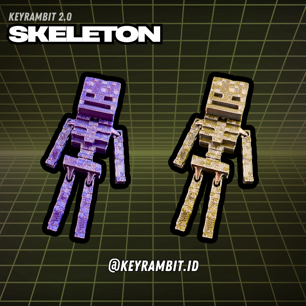 Jual KEYRAMBIT 2.0 Flexi Keychain "SKELETON" | Shopee Indonesia