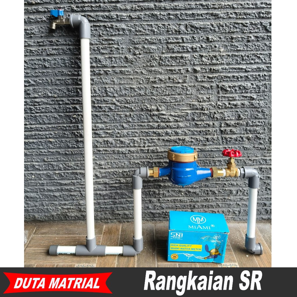 Jual PAKET KOMPLIT RANGKAIAN SR Meteran Air Besi PDAM / Water Meter ...