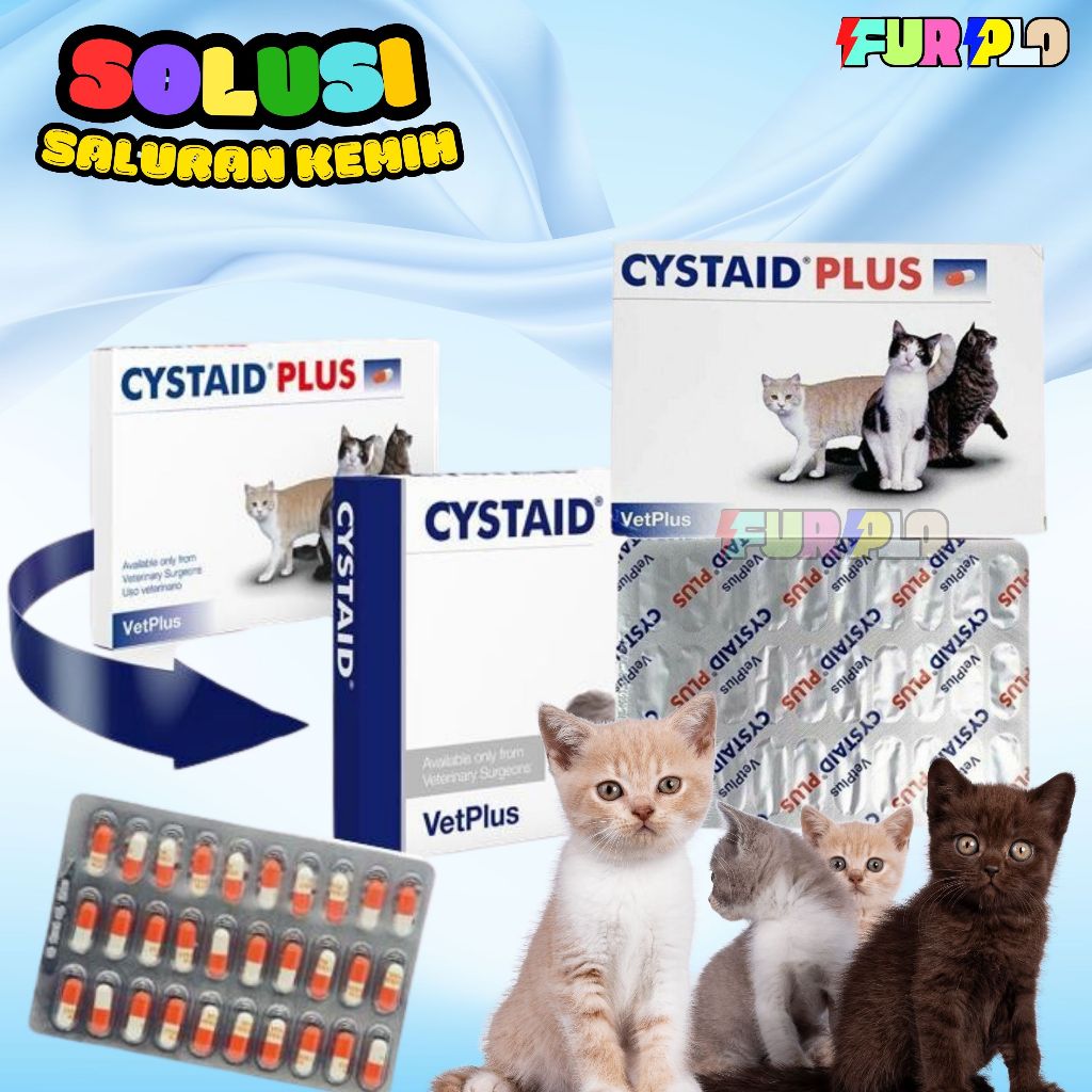 Jual Cystaid Plus VetPlus Obat Gangguan Saluran Kencing Dan Kantung ...